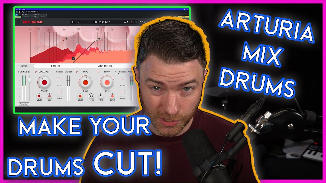 How to Make Drums POP With One Plugin! Arturia Mix Drums Plugin Review - YouTube