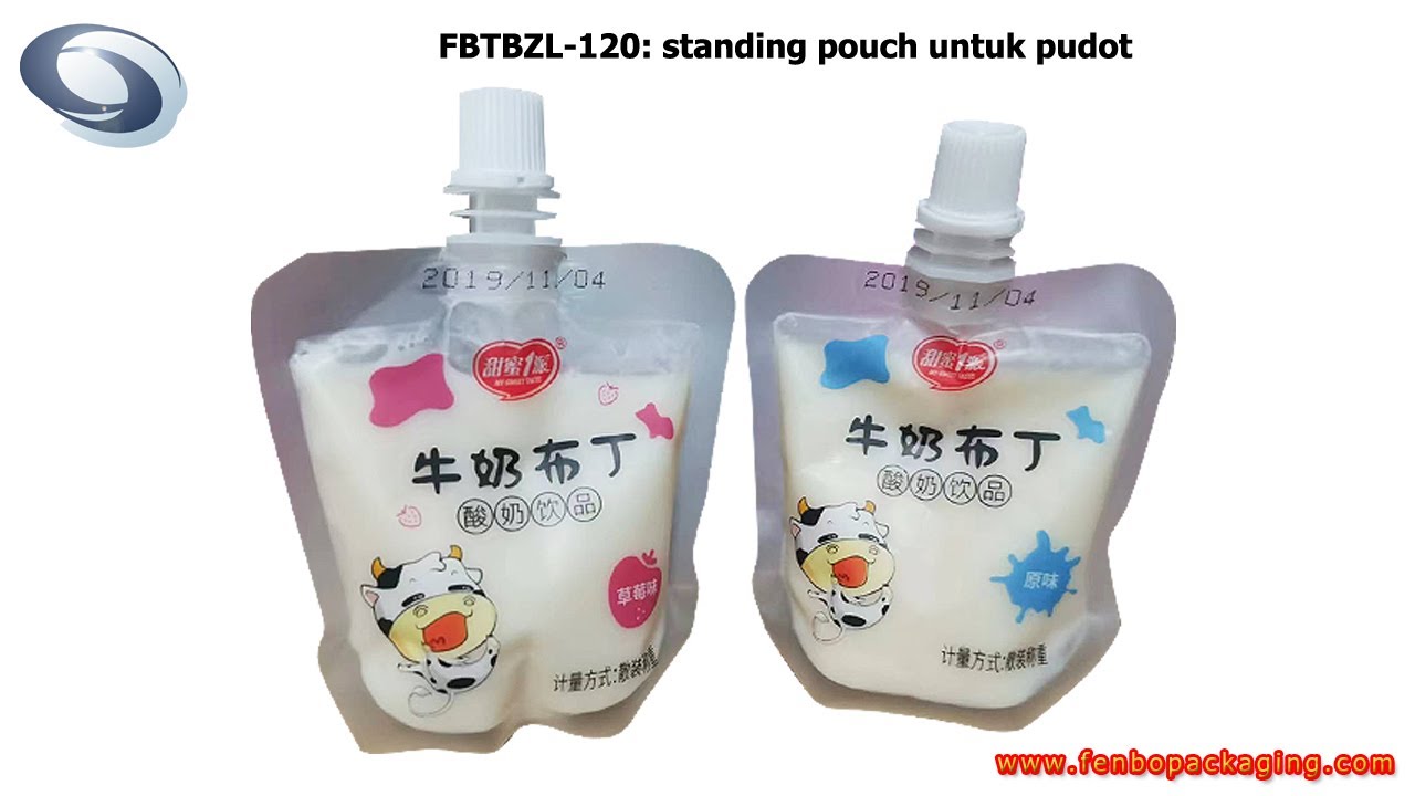 FBTBZL-120: standing pouch untuk pudot - YouTube