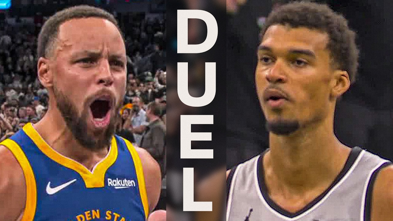 Steph Curry vs. Wemby EPIC Two-Game Battle - YouTube