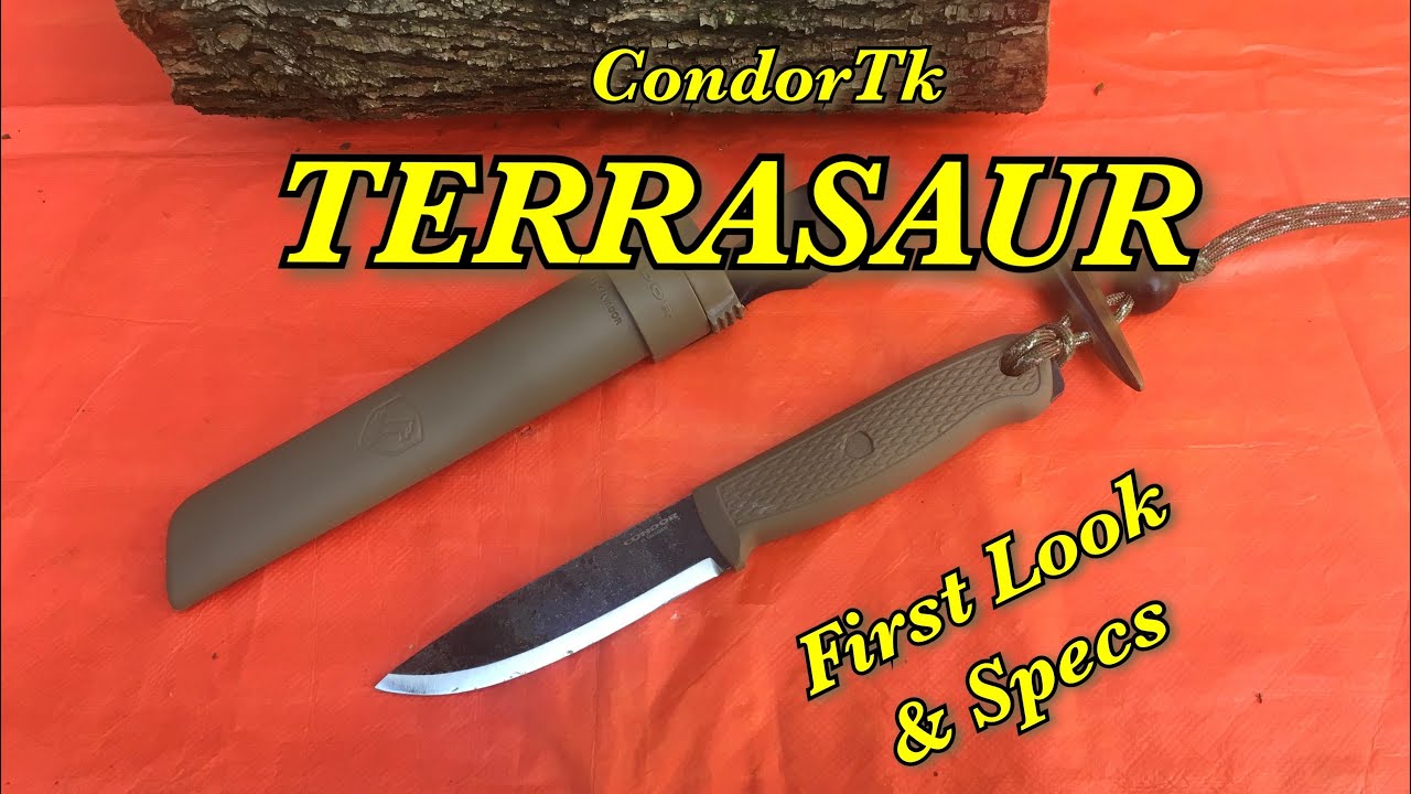 Condor Terrasaur - 1095 Full Tang Survival Knife First Look & Spec ...