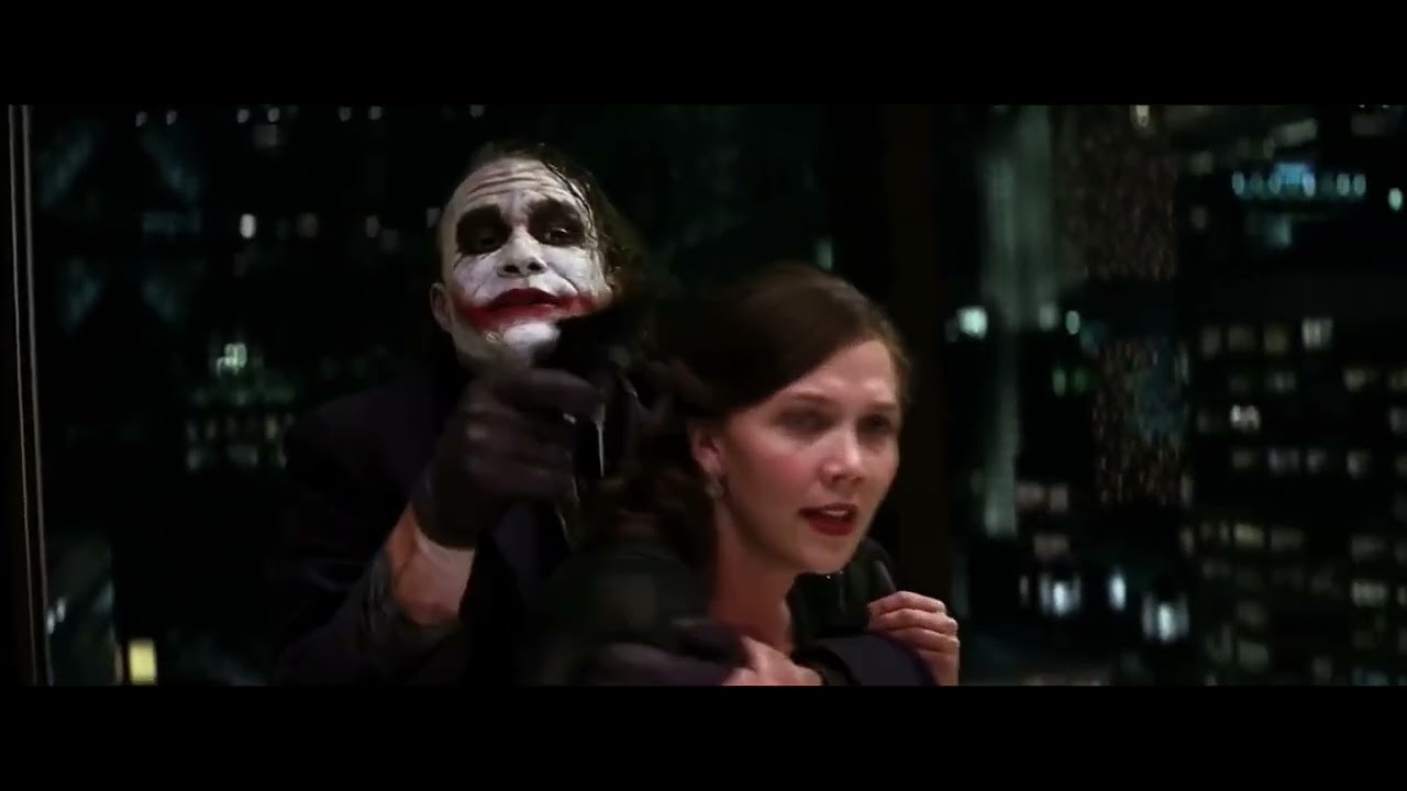 The Dark Knight (2008) | Batman Vs Joker - Batman Saves Rachel Scene ...