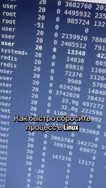 Как быстро сбросить процесс в Linux#it #Linux #программирование # ...