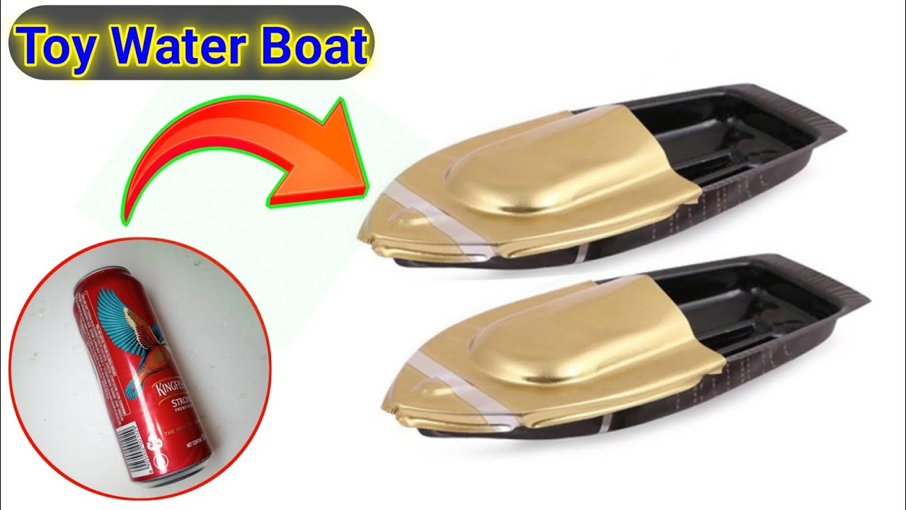 Handmade Create Boat At Home || How To Make Water Boat - YouTube