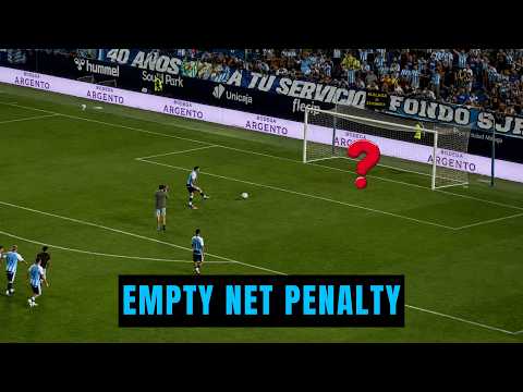 Malaga Player Takes Penalty Into an EMPTY GOAL After Fulham Walk Off