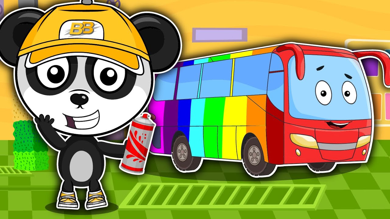 Ultimate Bus Adventures in Car Cartoon Universe - Kids Delight! - YouTube