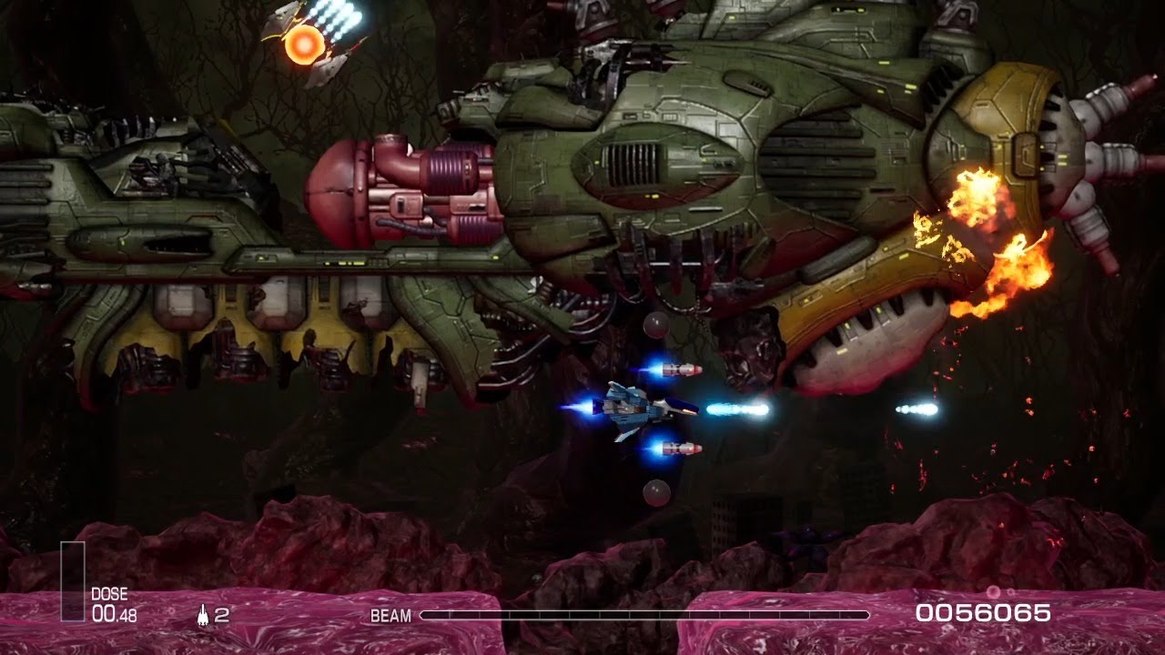 【R-TYPE FINAL2】グリーンインフェルノ速攻パターン - YouTube