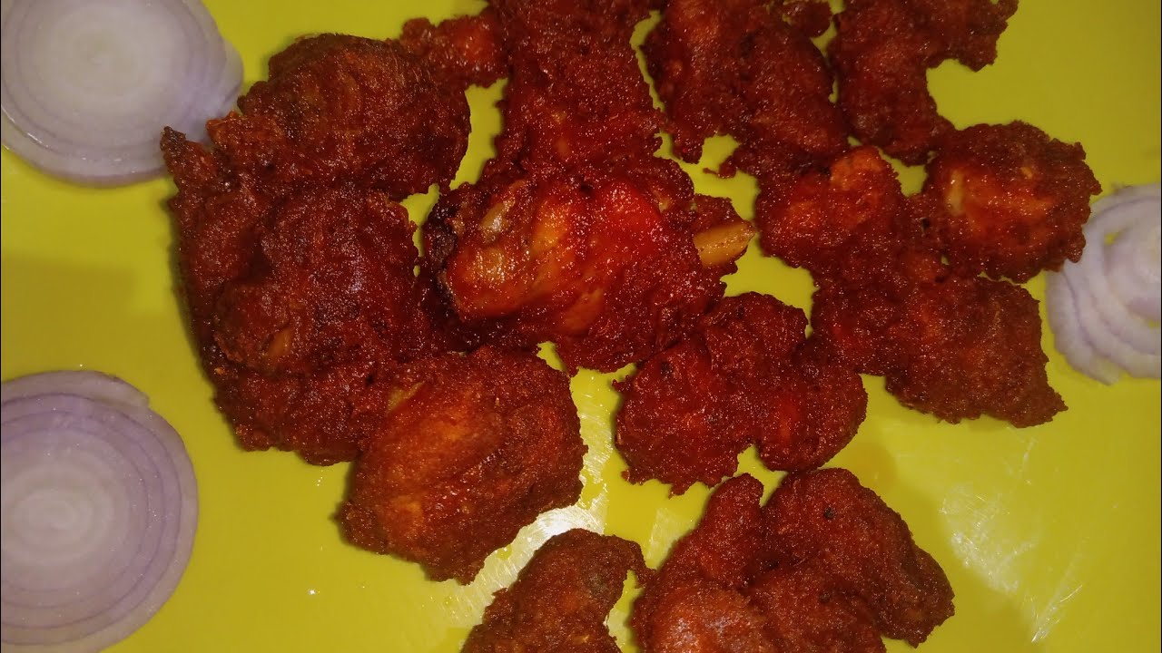 Chicken Pakoda | Road side shop taste | Very crispy and yummy - YouTube