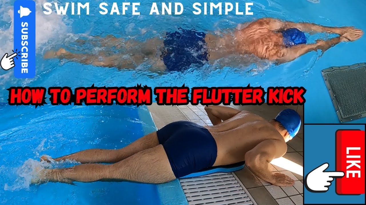 Swimming basics - How to perform the flutter kick (Lesson 6) - YouTube
