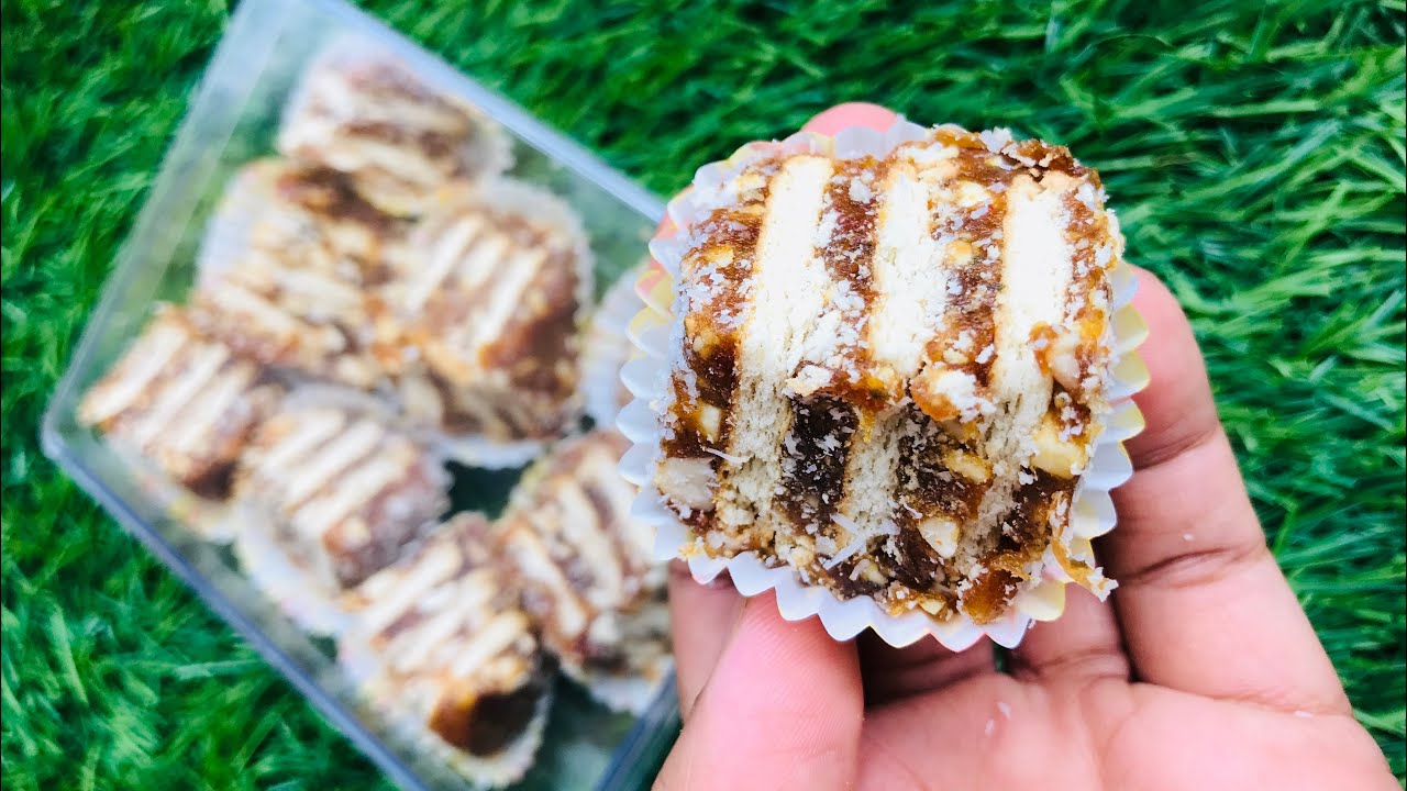 Jinsi ya kutengeneza biskuti za tende rahisi bila oven// how to make ...