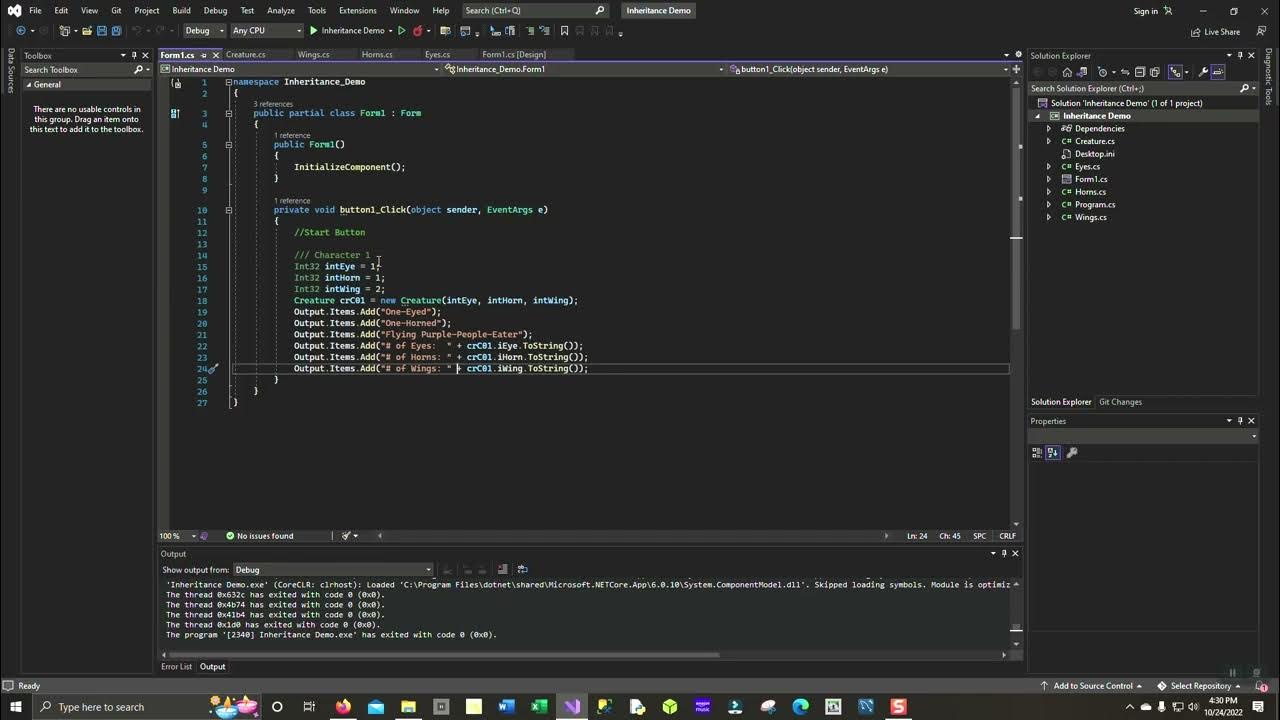 2 Inheritance Demo 2 2022 - YouTube