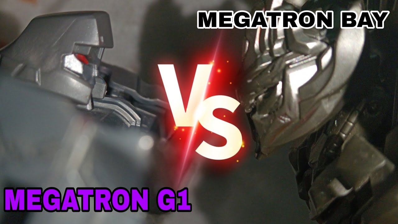 Megatron G1 VS Megatron bayverse - YouTube