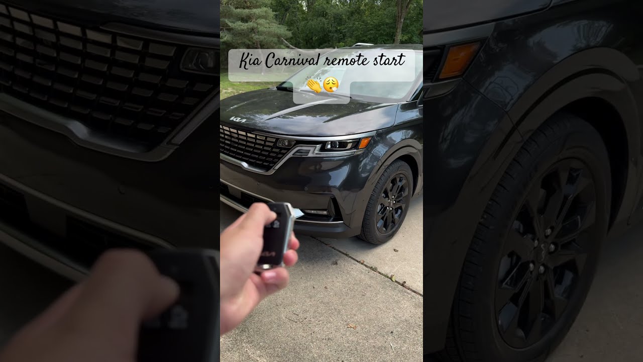 Remote Starting the 2024 Kia Carnival SX Prestige