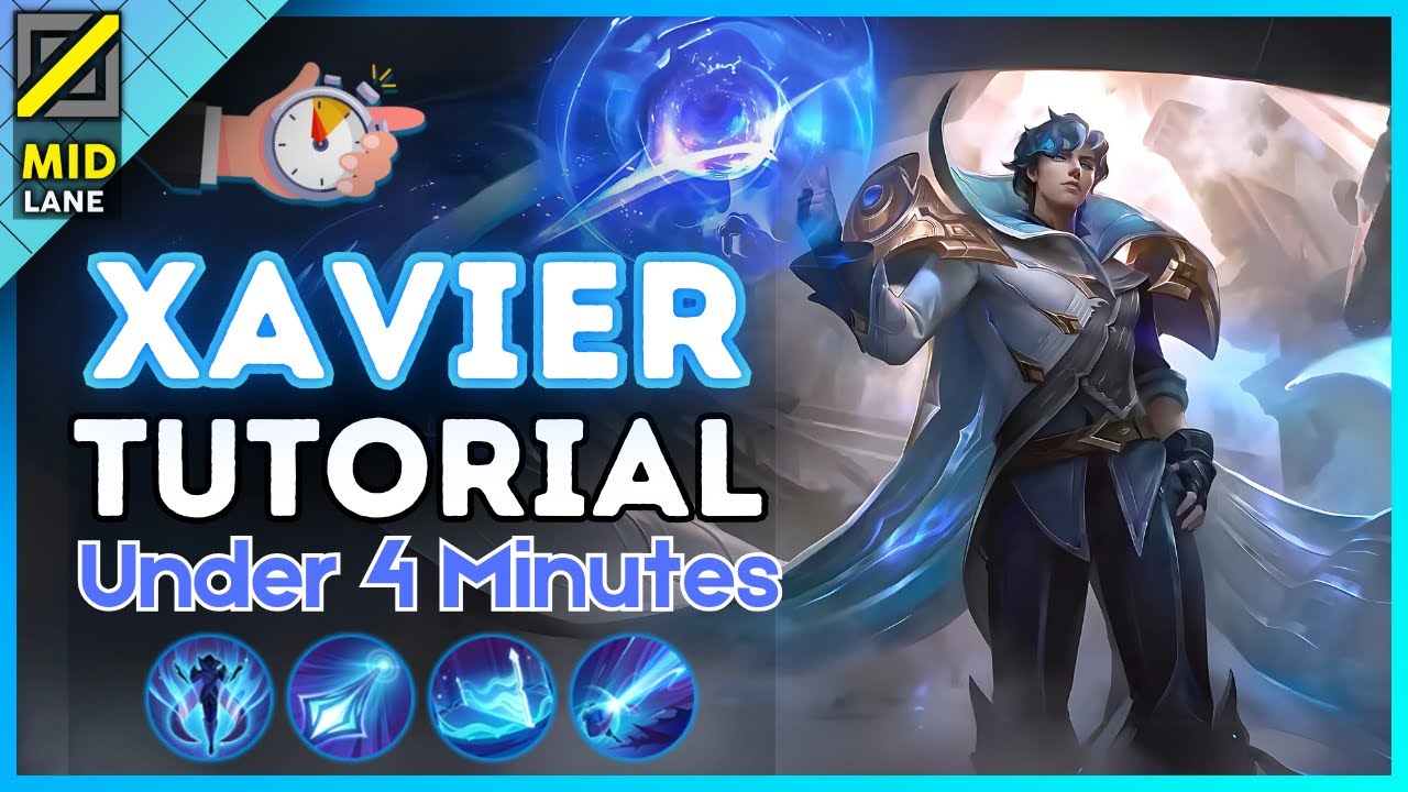 4-Minute Xavier Tutorial in Mid Lane || (MLBB S35) 2024 - YouTube