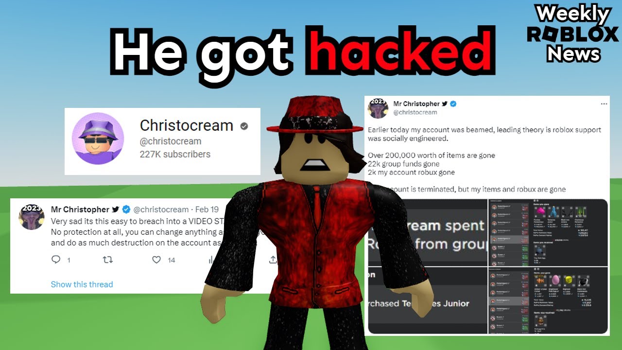 A Massive Roblox Youtuber Lost 200K Robux (weekly roblox news) - YouTube