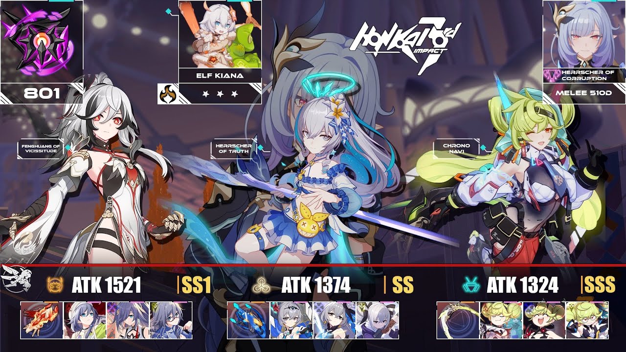 Hi3rd 510D - HoC 801 Pts : FoV SS1 | HoTr SS0 | CN SSS | Elf Kiana 3 ...