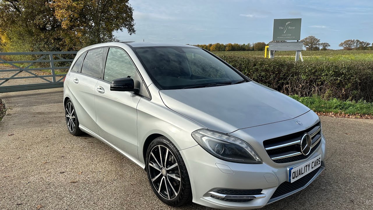 **2014 Mercedes-Benz B-Class B180** Walk Around qcars.co.uk - YouTube