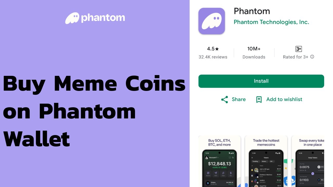 How to Buy Meme Coins on Phantom Wallet Account? Purchase Meme Coins on ...