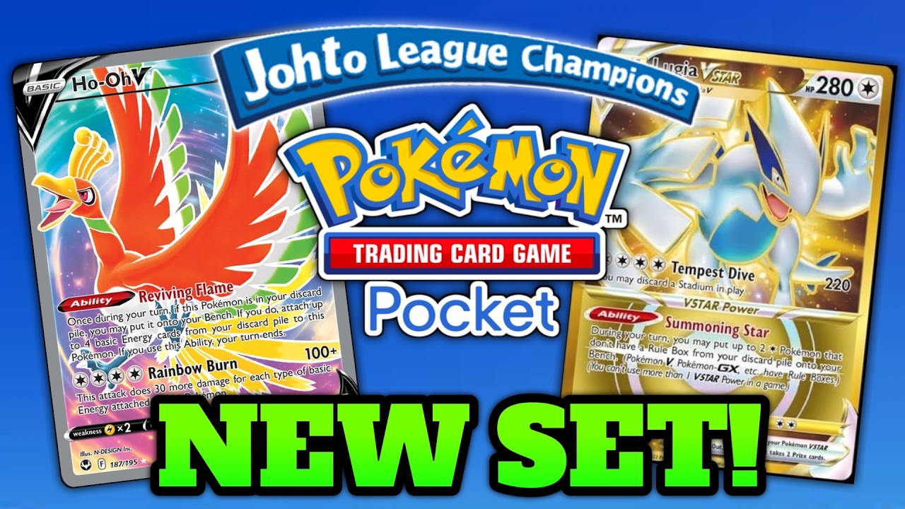 NEW Pokemon Pocket Set! JOHTO Region A2 Expansion! - YouTube