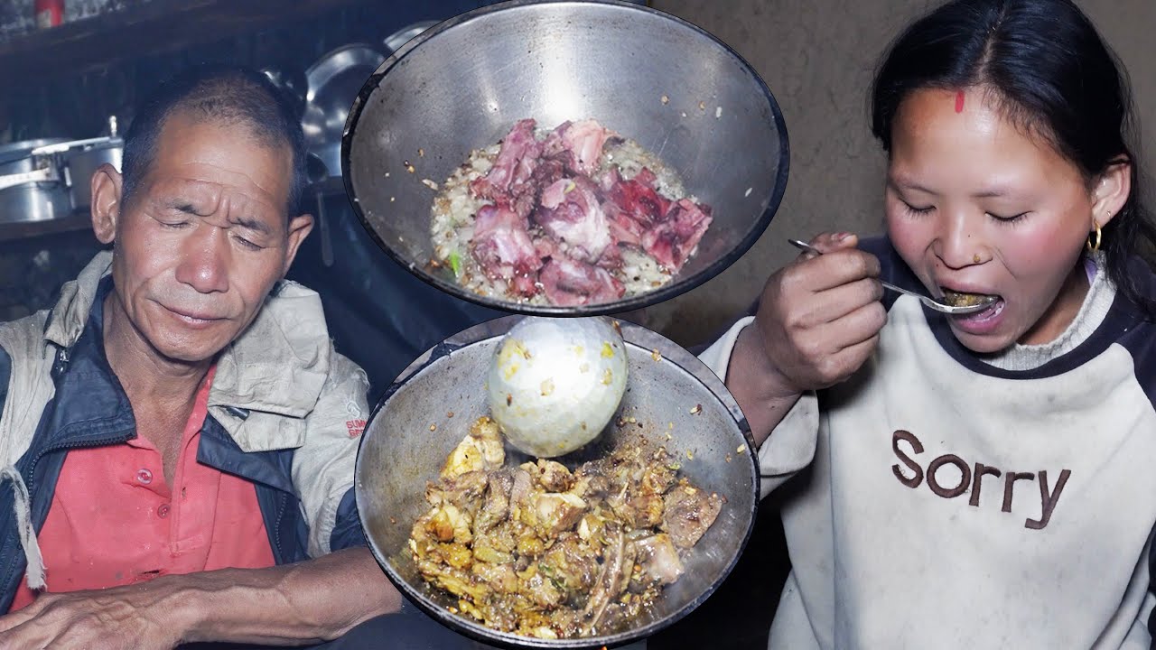 uncle cooking pork curry for dinner @Ritarojan - YouTube