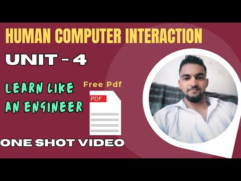 hci unit 4 one shot video #aktu human computer interaction #dsalgo ...
