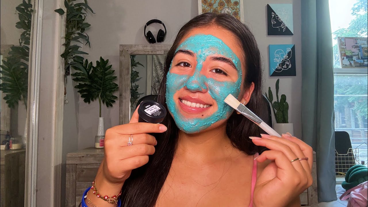 ASMR| Face mask & whisper ramble 🧘‍♀️🫧 - YouTube