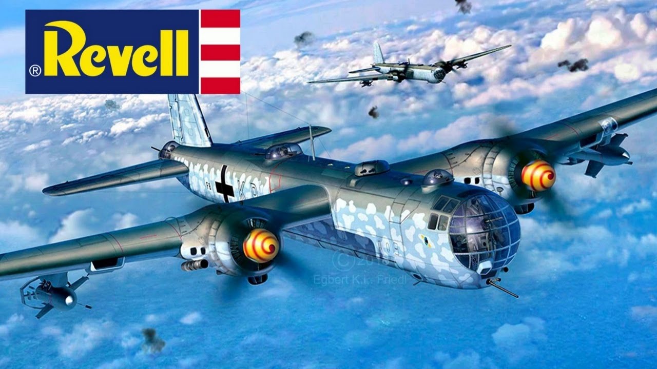 Heinkel He177 Greif full video build - REVELL - YouTube