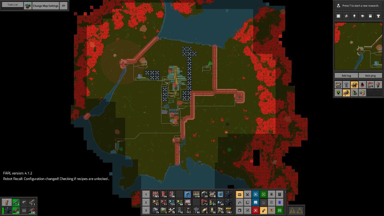 Factorio - Clearing the biter infestation - Stage 1 - YouTube