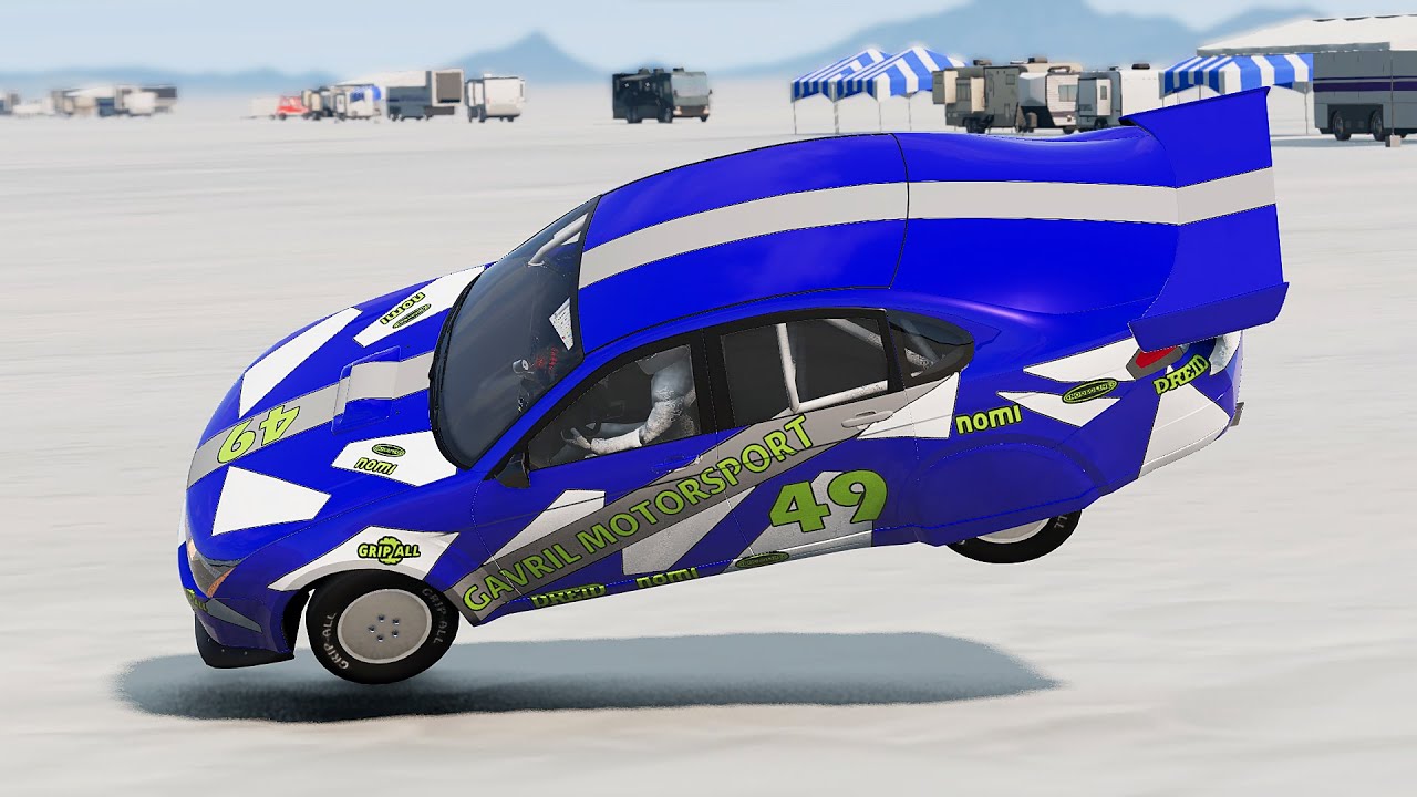 Land Speed Crashes #6 | BeamNG Drive - YouTube