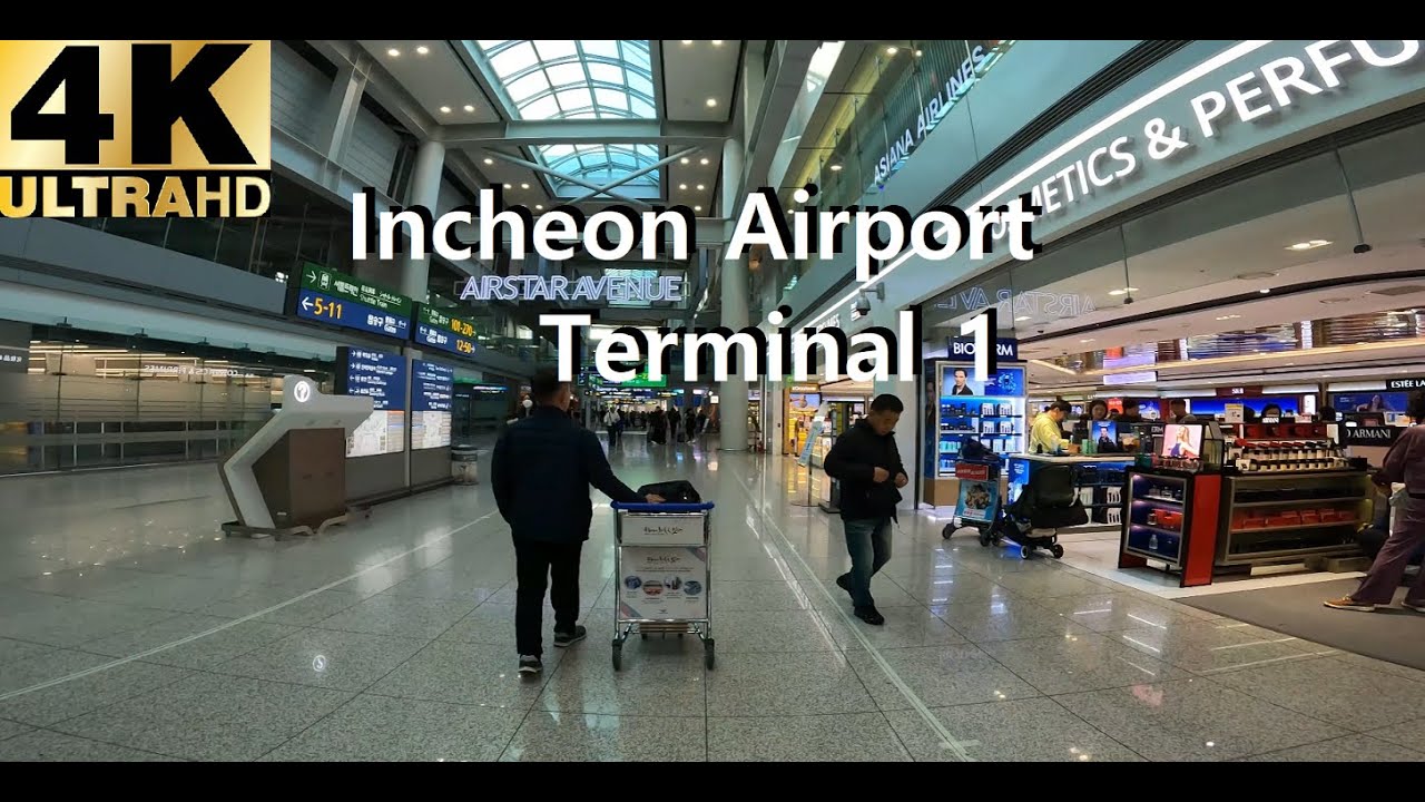 Incheon Airport Full Walkthrough | Terminal 1 - YouTube