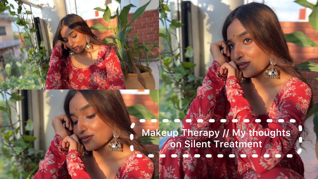 Smudged Eyeliner makeup | makeup therapy | Thoughts on silent treatment - YouTube