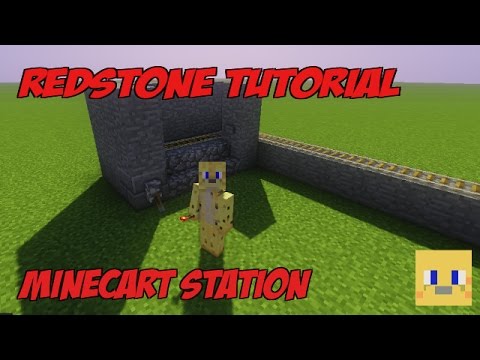 REDSTONE TUTORIAL - Minecart Track Switcher - YouTube