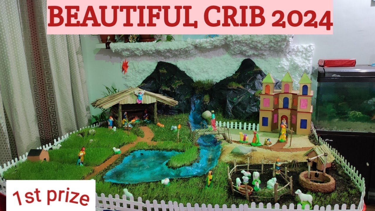 Beautiful crib 2024/First prize/Xmas crib competition/SMCA Kuwait/crib ...