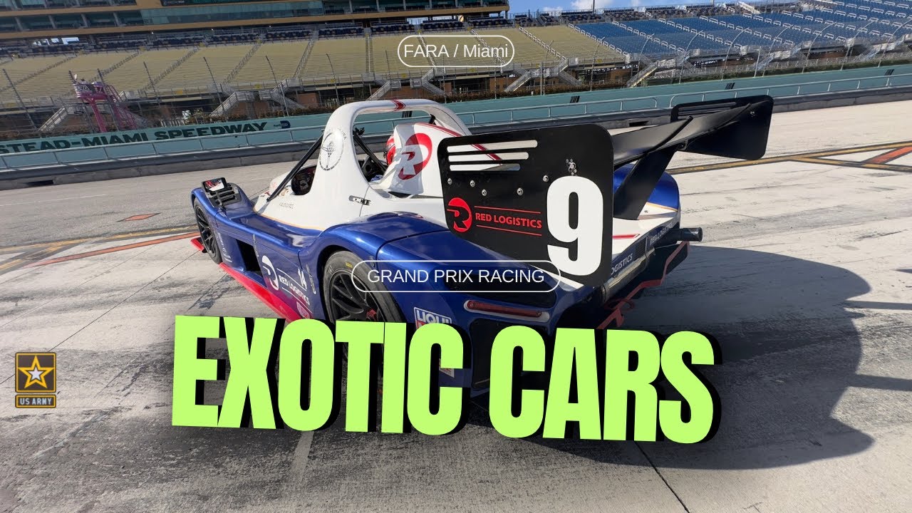 Things to do in Miami Exotic Cars and fun at Miami Grand Prix FARA ...