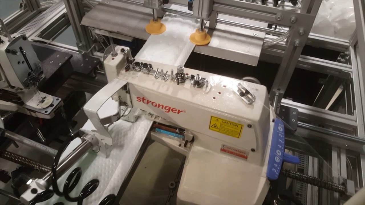 Mattress Border Quilting Machine | Allbemac Mattress Machinery - YouTube