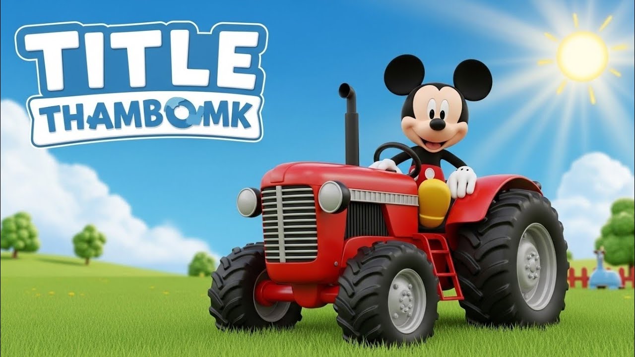 🚜 Mickey Mouse and the Big Tractor Adventure! 🌾🐭 - YouTube