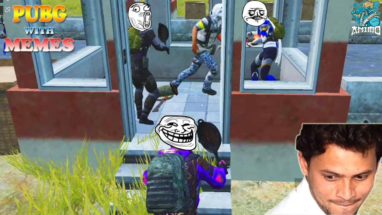 PUBG WITH MEMES TROLLING PRO PLAYERS IN MEELE CHALLANGE II MEMES ...