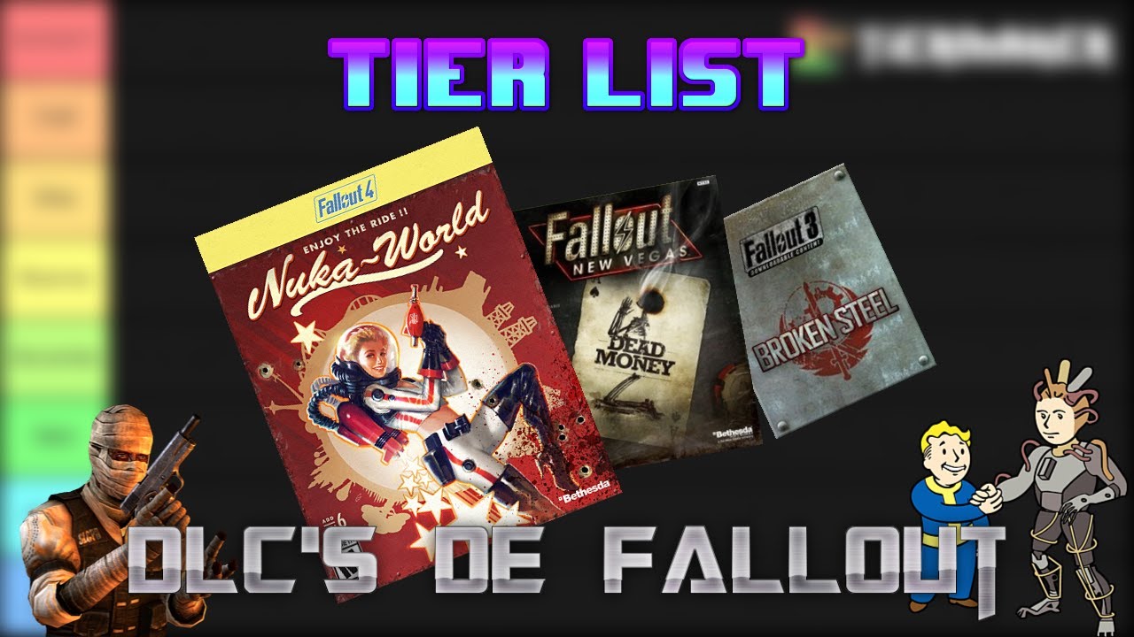 TIER LIST de TODOS los DLC's de la SAGA FALLOUT | OPINION - YouTube