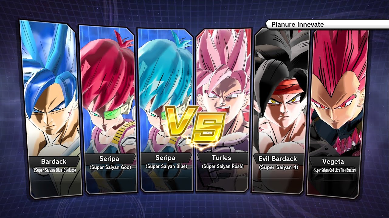 XV2 (PC): Seripa SSJB&Seripa SSJG/Bardack DBS SSJBE vs Turles SSJR ...
