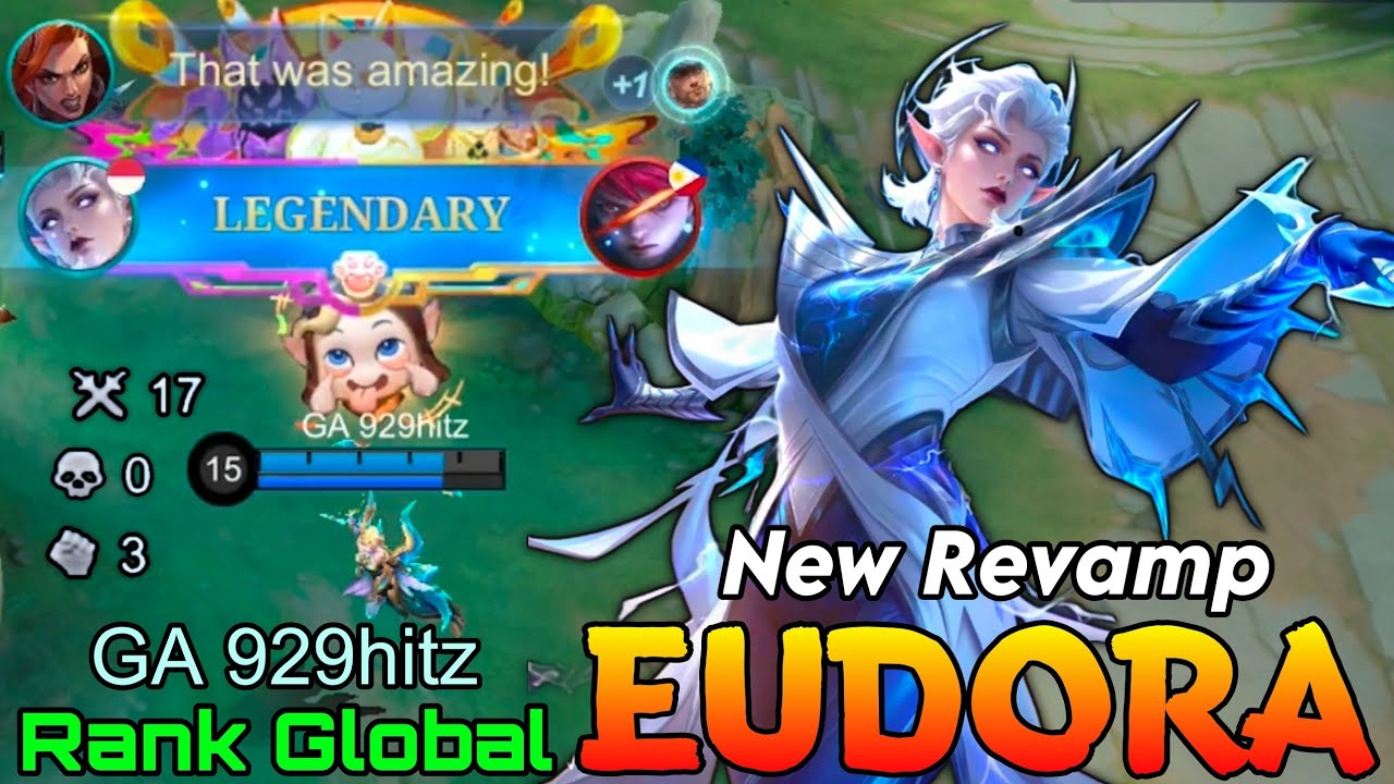 Overpowered?! Eudora New REVAMP Gameplay - Top Global Eudora by GA ...