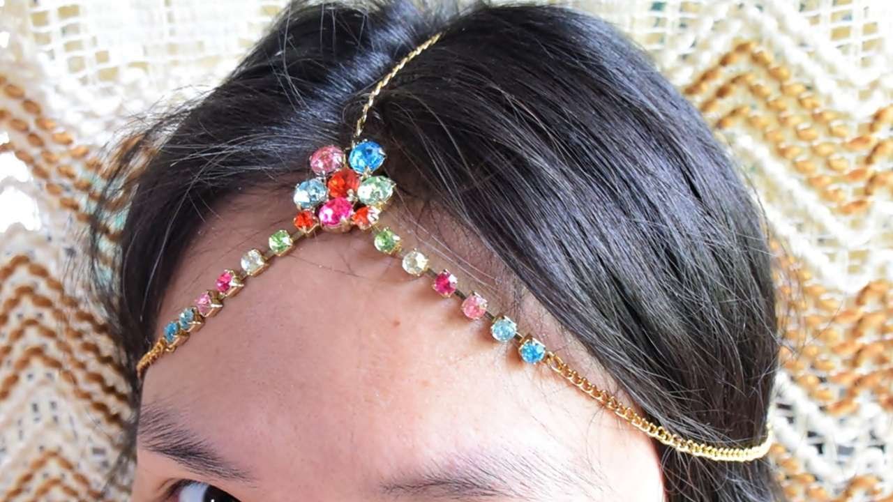 How To Make A Princess-Inspired Gemstone Headpiece - DIY Style Tutorial ...