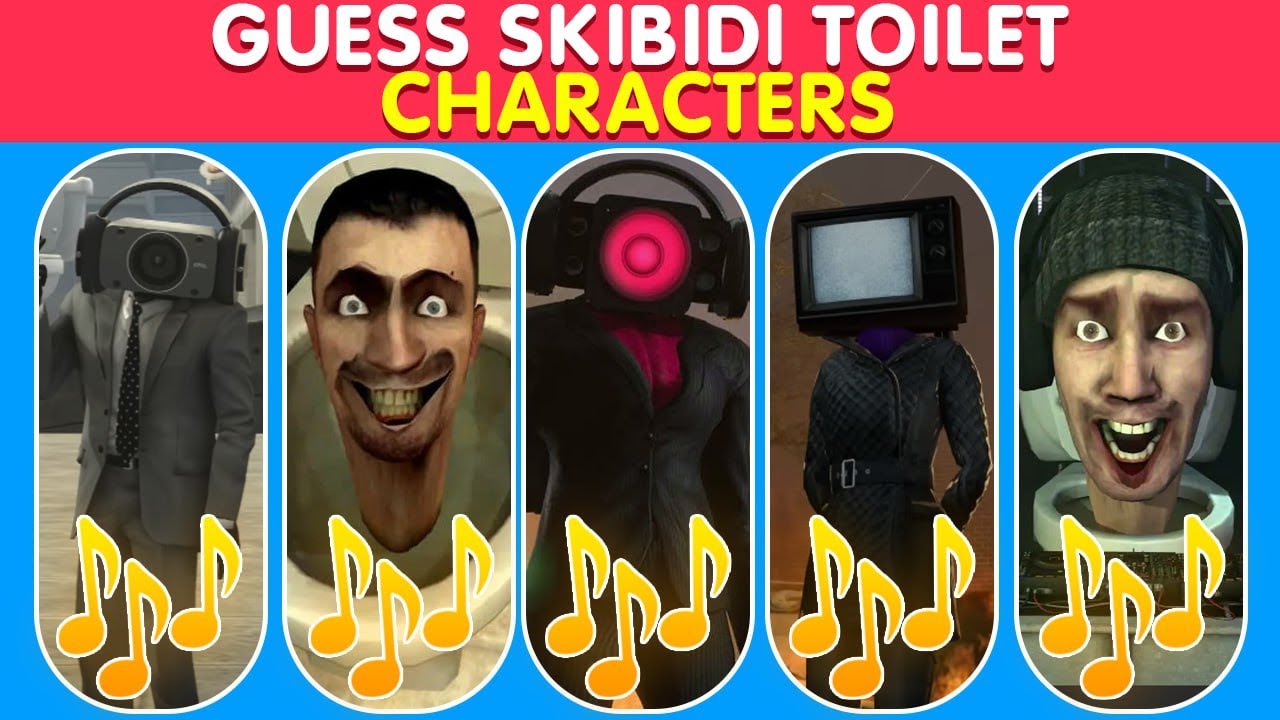 Guess Skibidi Toilet Characters | Skibidi Toilet #skibiditoilet - YouTube