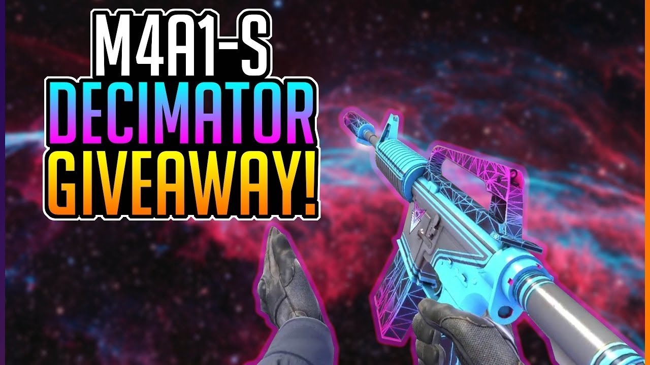 GIVEAWAY // M4A1-S DECIMATOR - YouTube
