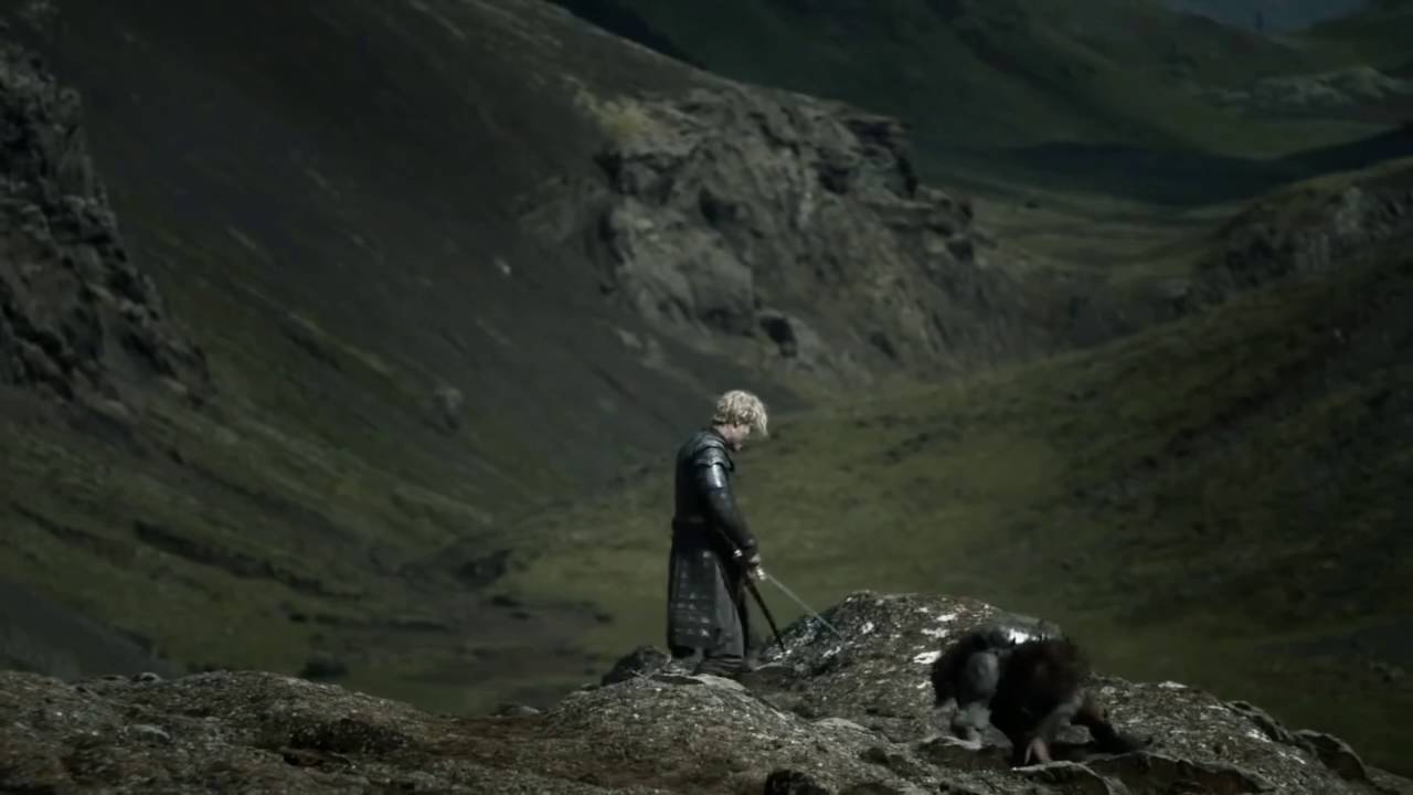 Hound and Brienne fight with bloodsport soundtrack - YouTube