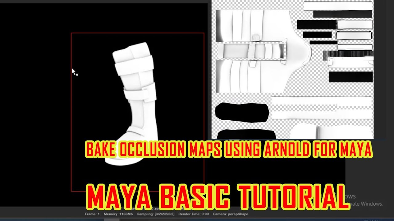 ao baking in maya | Bake Occlusion Maps using Arnold for Maya - YouTube