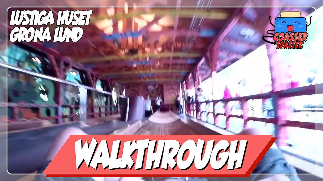 Lustiga Huset - Gröna Lund | Funhouse | Walkthrough + Onride - YouTube