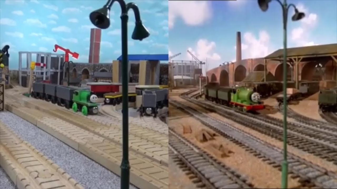 Knapford Yard Wooden Railway Remake Clips Compilation and Comparison ...