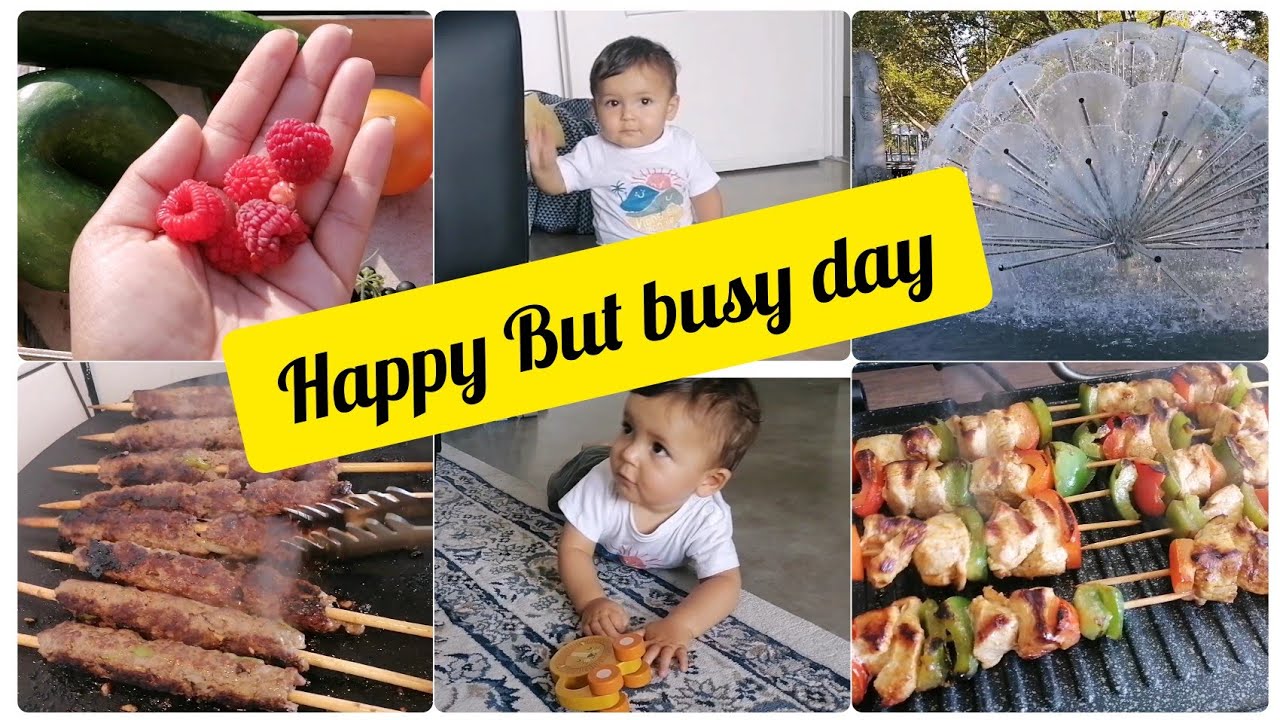Garden ki fresh vegetables and fruits or BBQ k mazy/Shiba cooking - YouTube