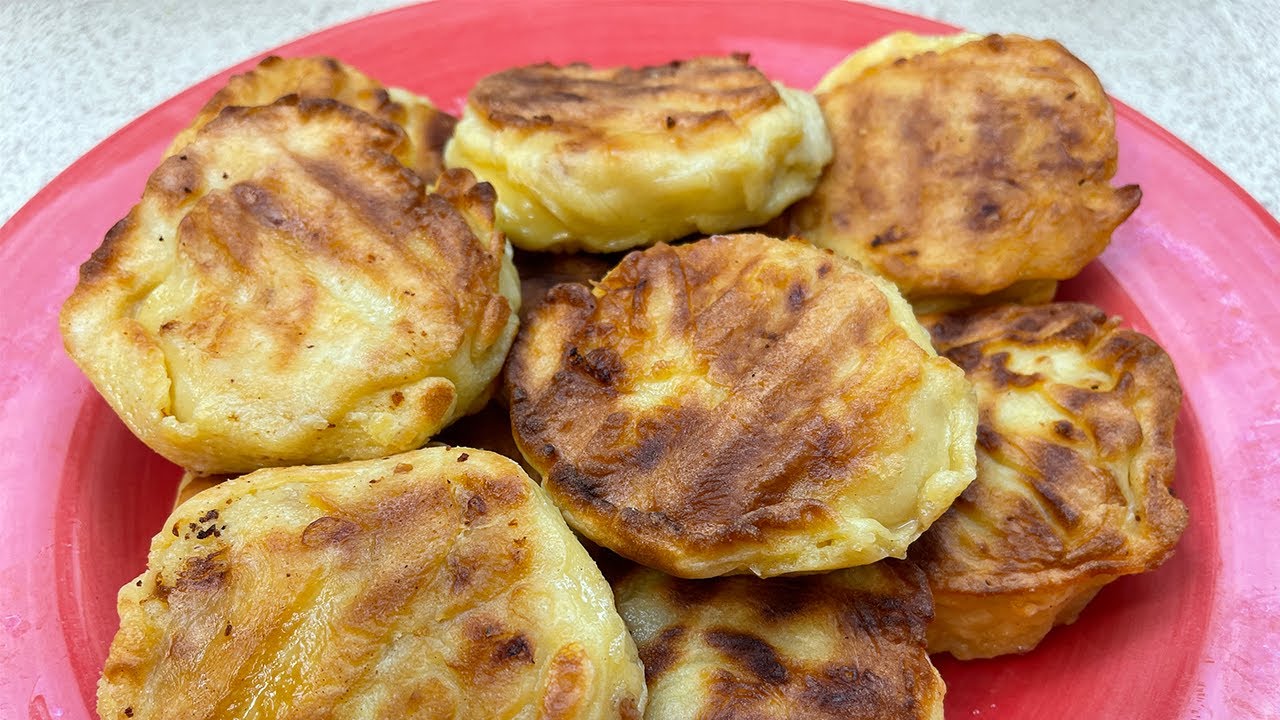 Fried pies with mashed potatoes. How to get a lot of toppings. - YouTube