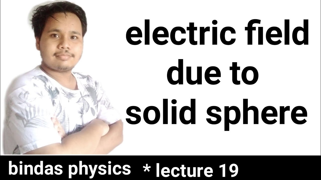 electric field due to solid sphere || application of gauss law ...