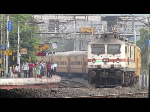 kalka mail on a bally curve | indian railway - YouTube